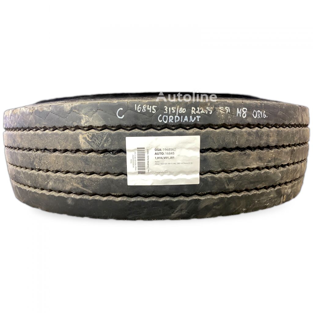 Cordiant Atego 1823 (01.98-12.04) 315/80R22.5 komplet za popravku za Mercedes-Benz Atego, Atego 2, Atego 3 (1996-) tegljača