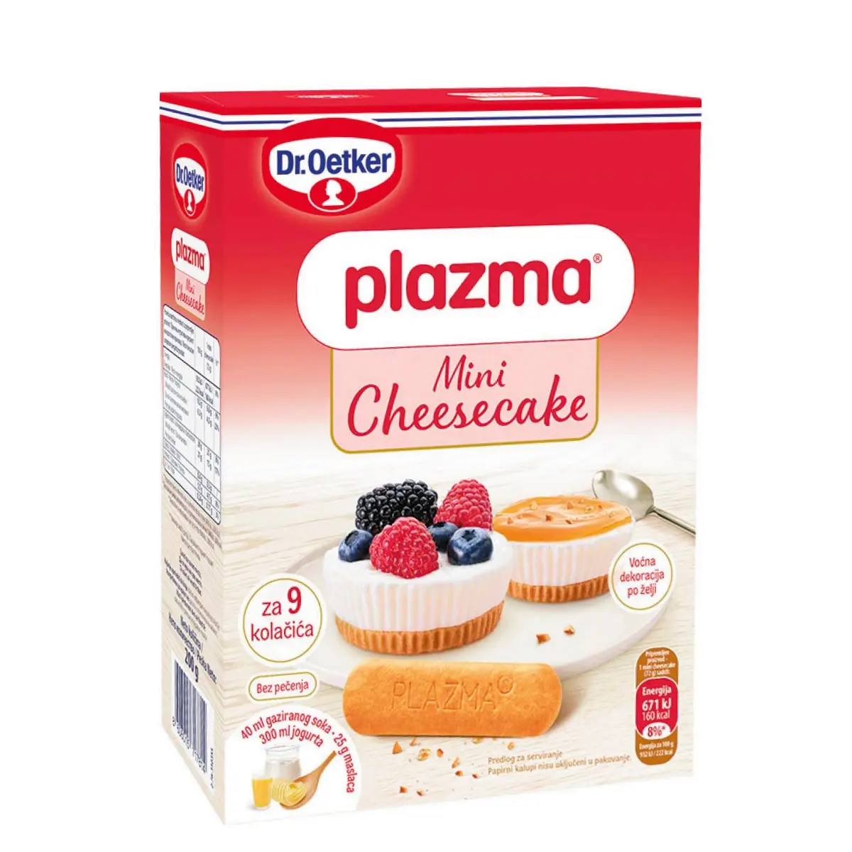 Dr.Oetker Plazma Mini Cheesecake, 200g