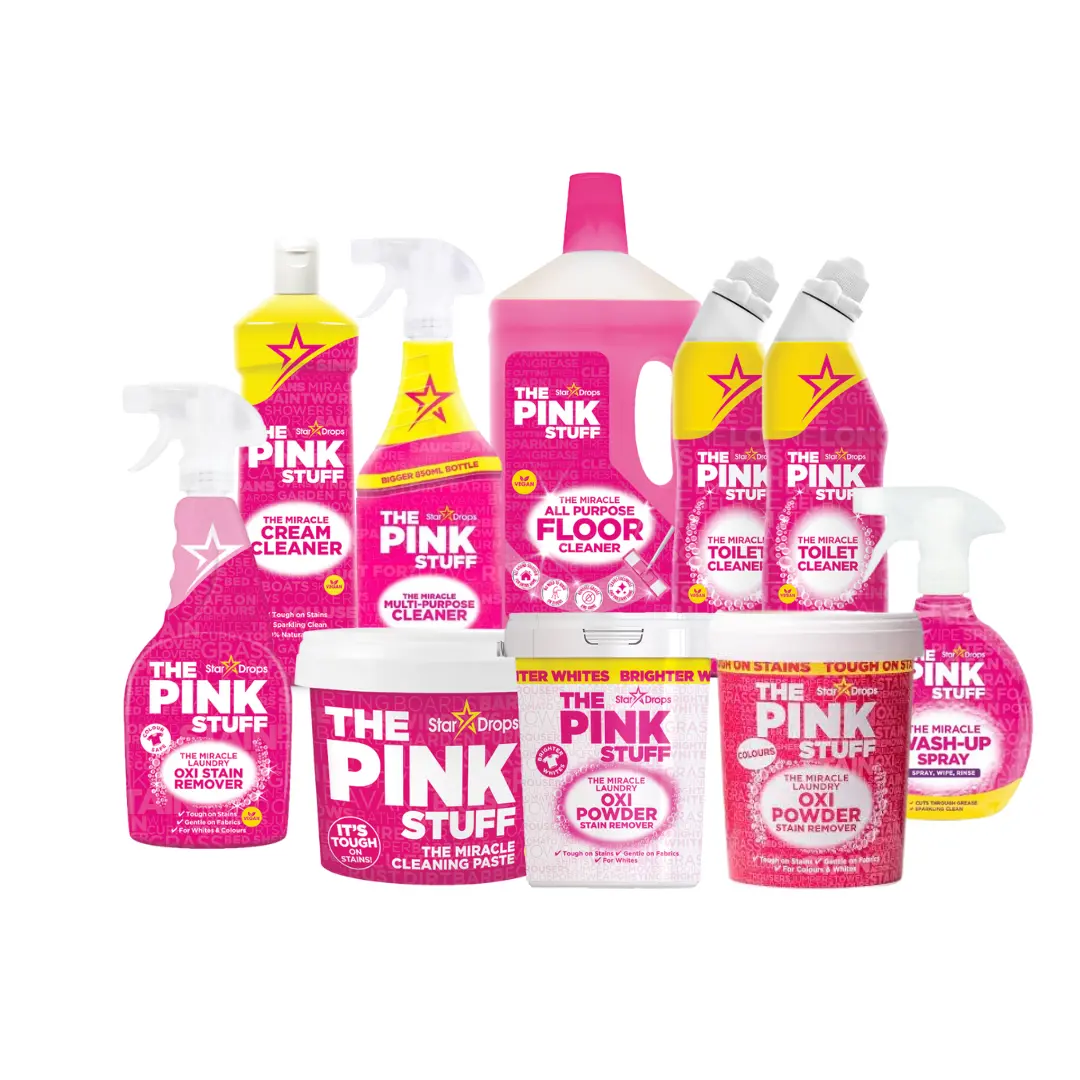 THE PINK STUFF Paket kućne hemije The Miracle, 10 proizvoda za čišćenje