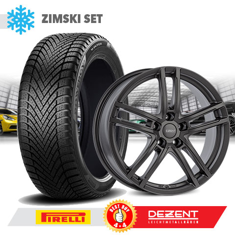 235/50 R19 SET Z PIRELLI + DEZENT TZ GM 5/112