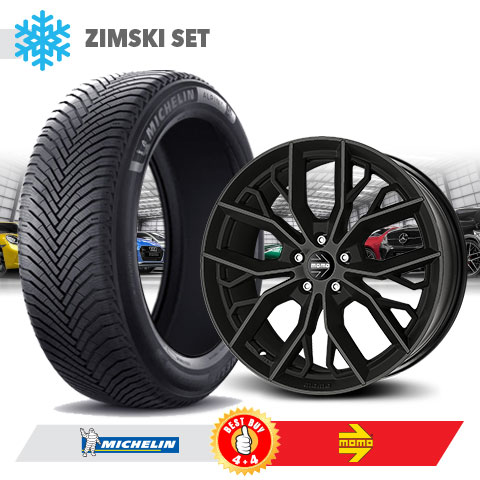 205/55 R16 SET Z MICHELIN + MOMO MAS MB 5/112