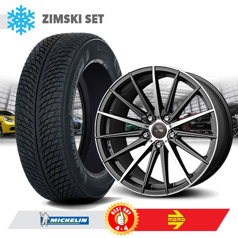 245/45 R19 SET Z MICHELIN + MOMO RF05 MG POL 5/112