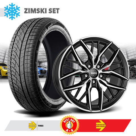 235/55 R19 SET Z MOMO + MOMO SPI MB POL 5/108