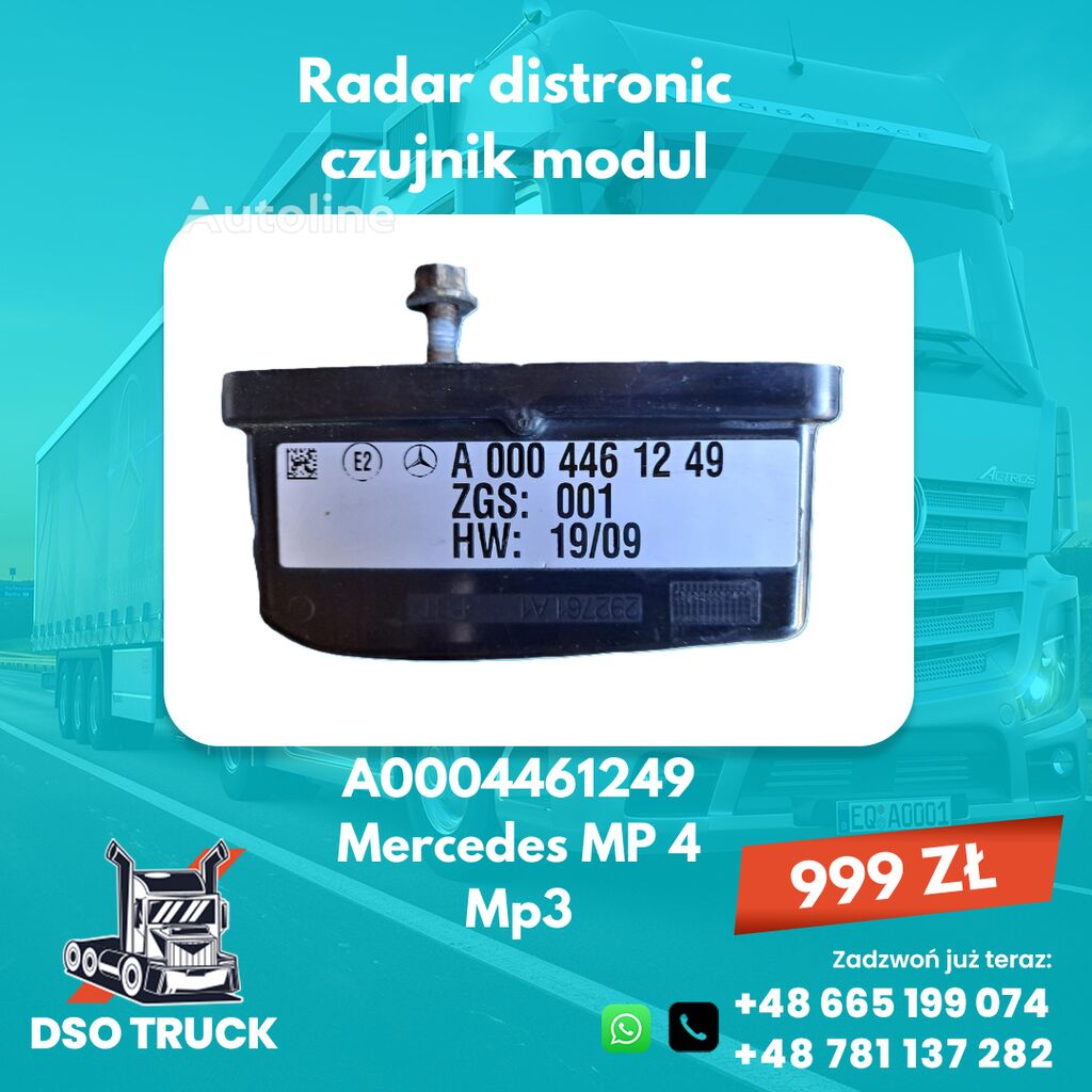 Mercedes-Benz Radar distronic MERCEDES A0004461849 A0004461749 A0004461649 A00 A0004461849/ senzor za tegljača