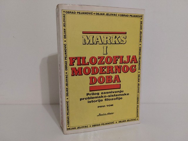 Marks I filozofija modernog doba