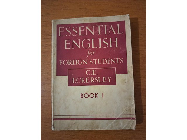 Essential English for Foreign Students 1