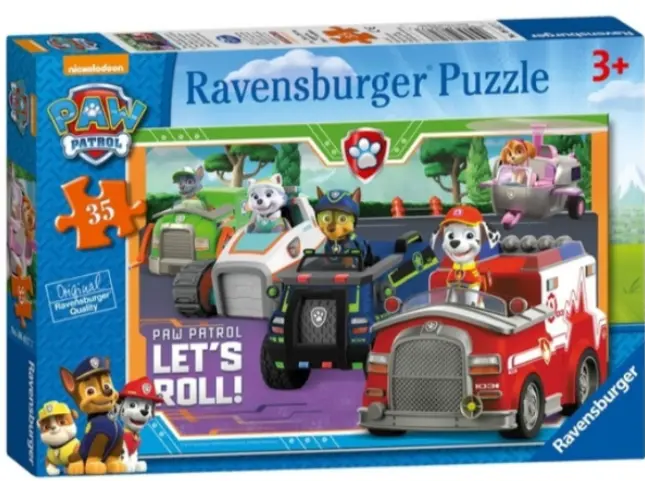 Ravensburger Puzzle Paw Patrol u akciji, 35 delova