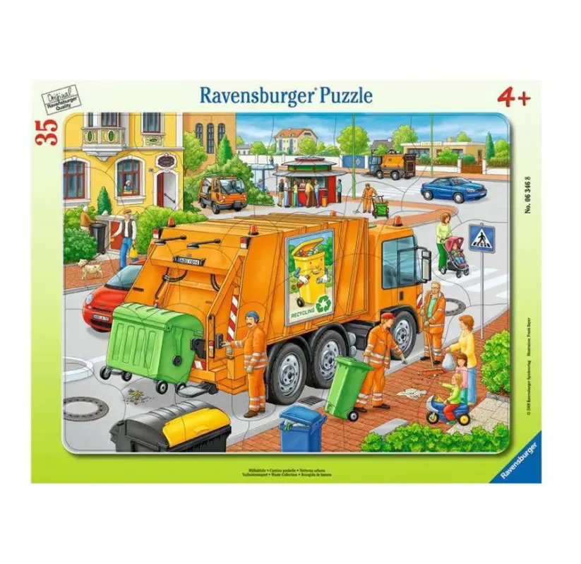 Ravensburger Puzzle Djubretari u gradu, 35 delova