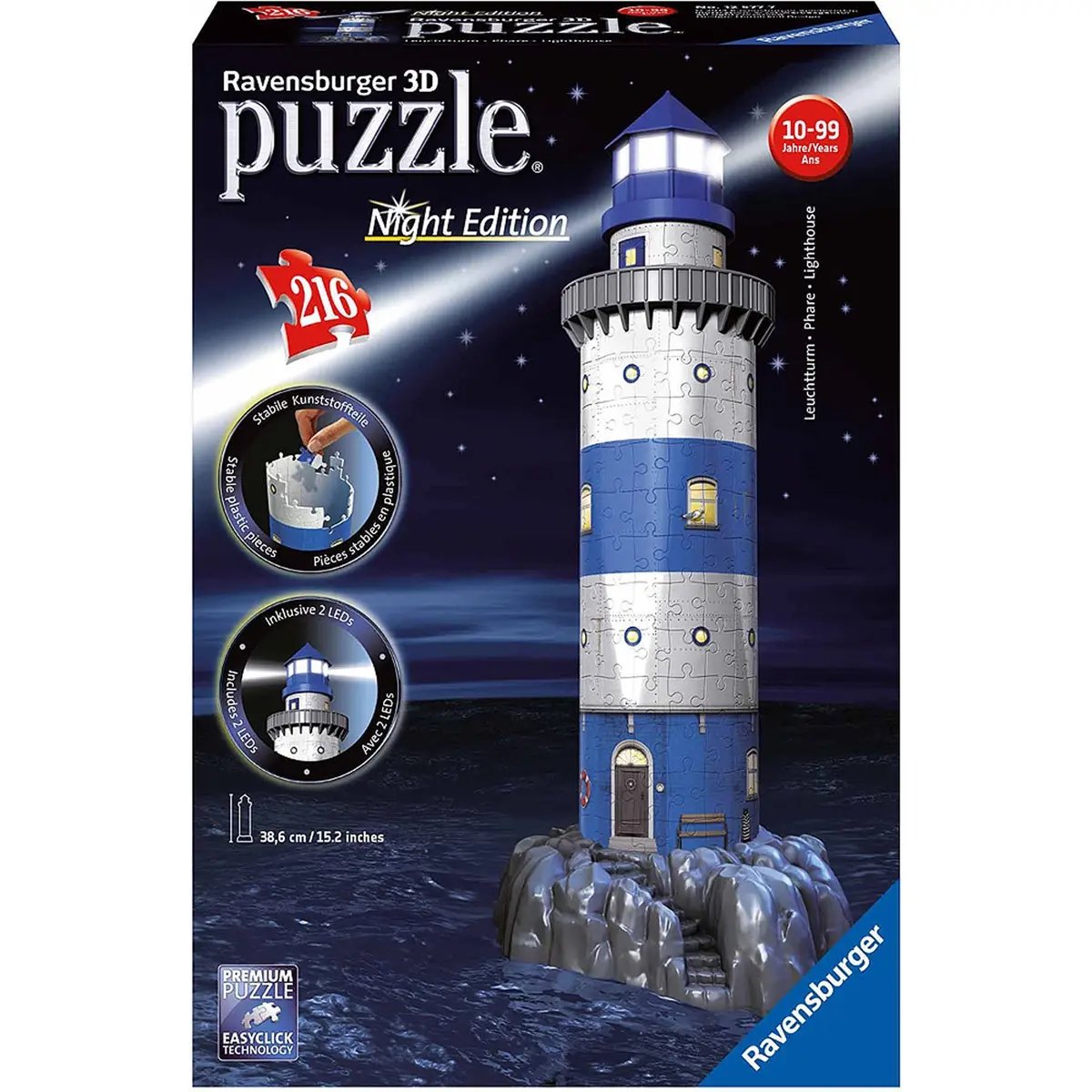 Ravensburger 3D puzzle Svetionik, 216 delova