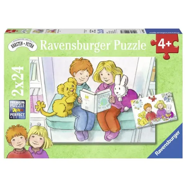 Ravensburger Puzzle Bato i seka čitaju