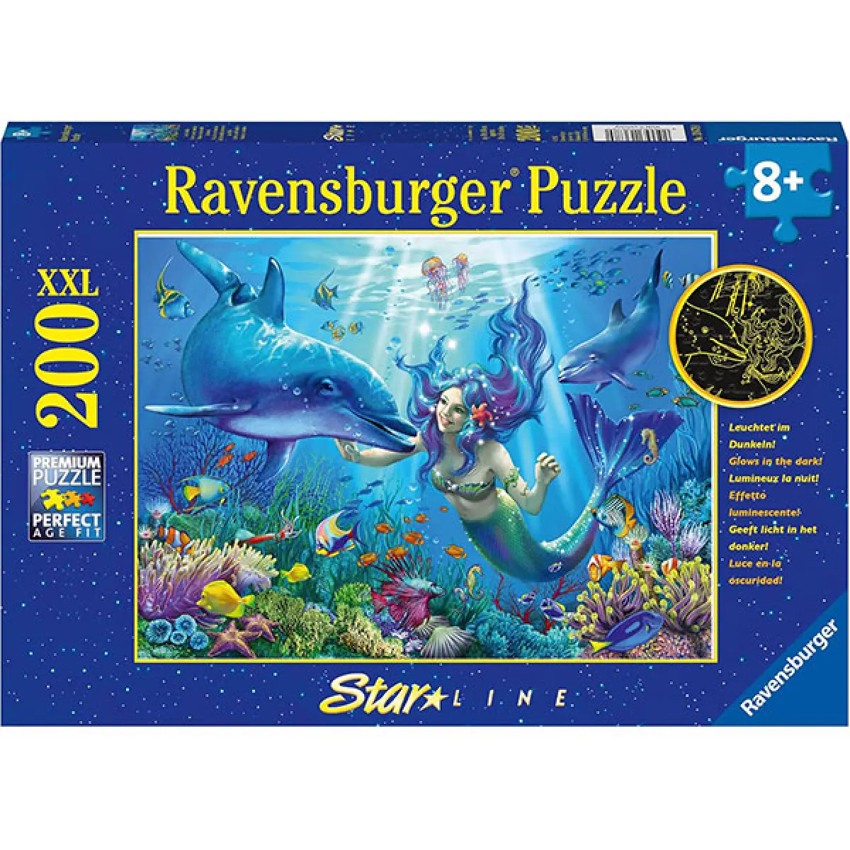 Ravensburger Puzzle Podvodna magija, 200 delova