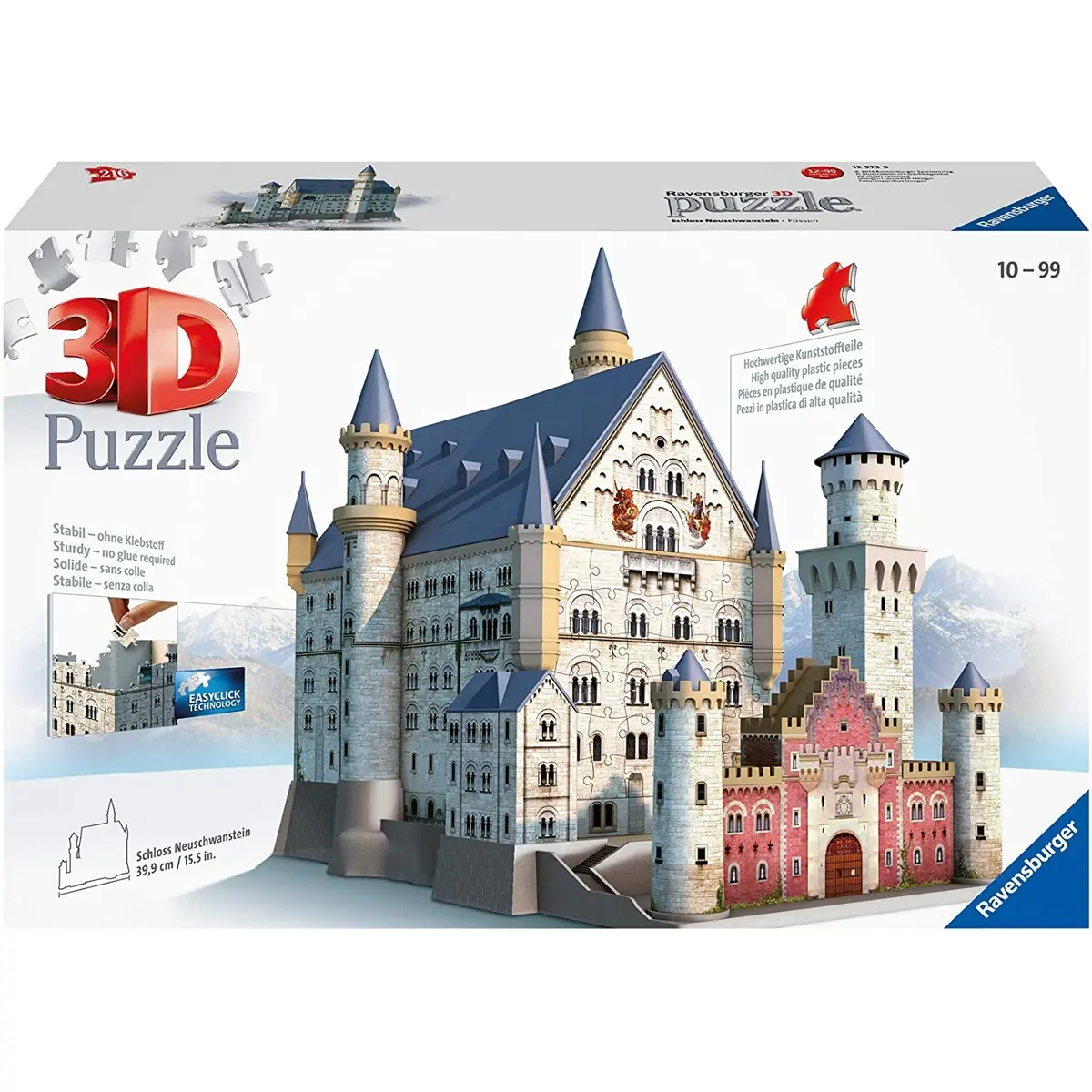 Ravensburger 3D puzzle Zamak Nojšvanštajn, 216 delova