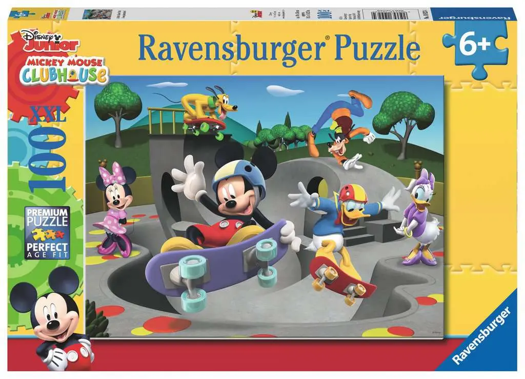 Ravensburger Puzzle Miki sa skejtom, 100 delova