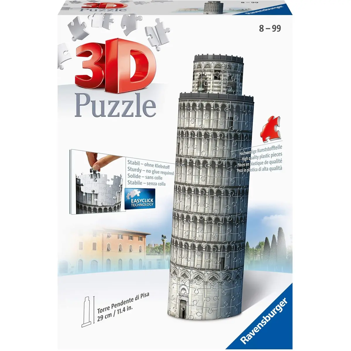 Ravensburger 3D puzzle Toranj u Pizi, 216 delova