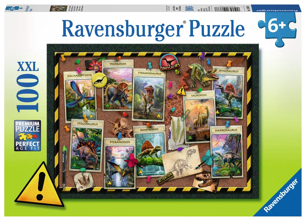 Ravensburger Puzzle Dinosaurusi, 100 delova