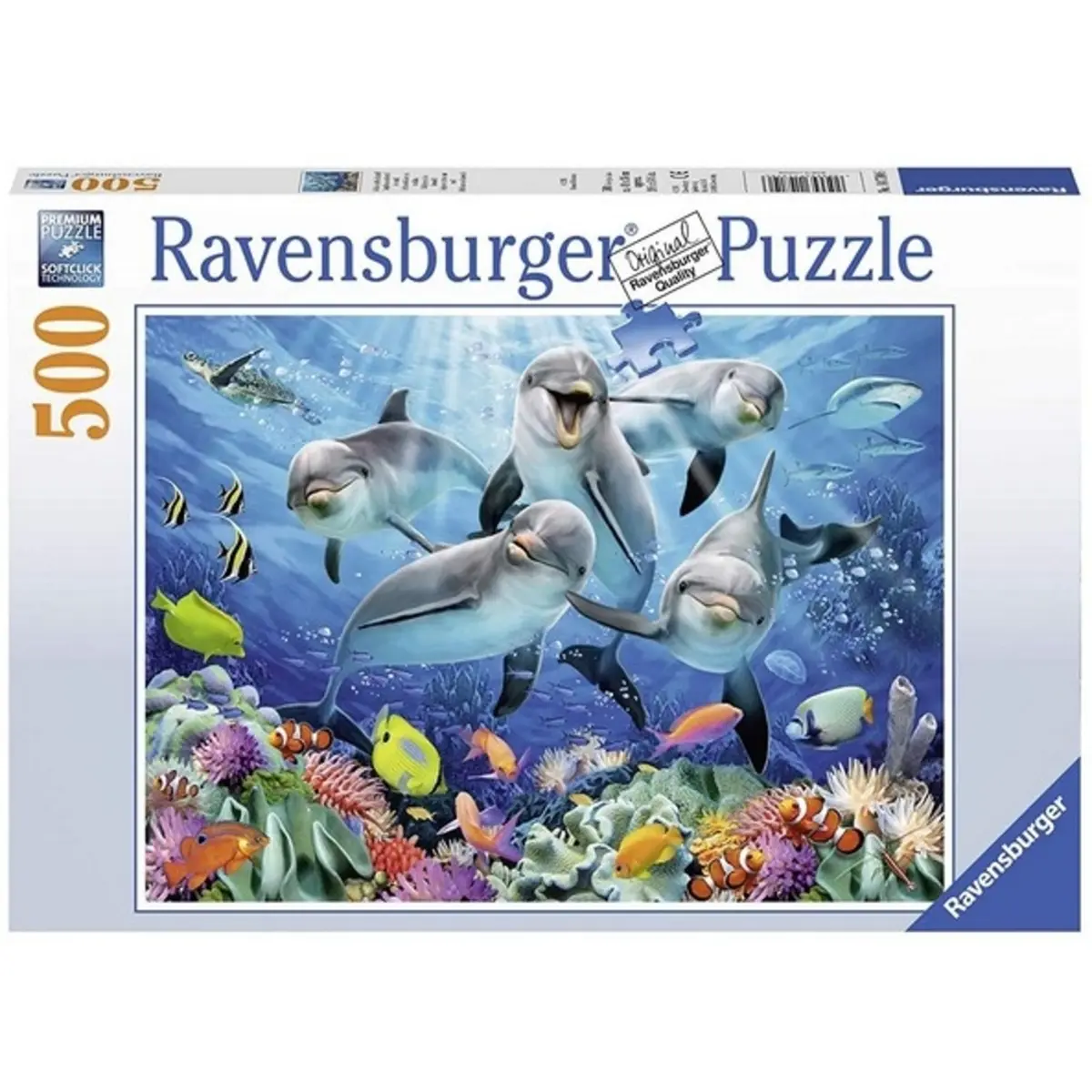 Ravensburger Puzzle Delfini, 500 delova