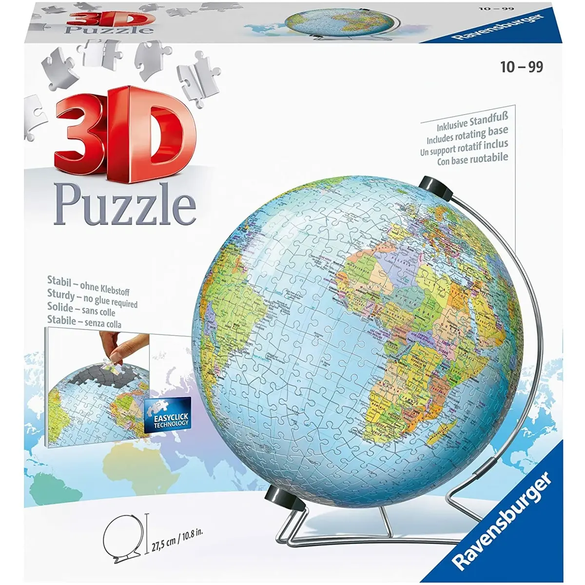 Ravensburger 3D puzzle Globus, 540 delova