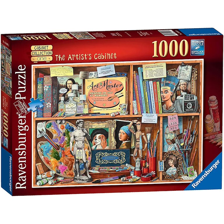 Ravensburger Puzzle Kabinet umetnika, 1000 delova