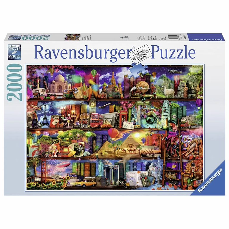 Ravensburger Puzzle Svet knjiga, 2000 delova