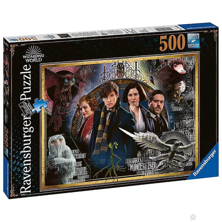 Ravensburger Puzzle Fantasticne zveri, 500 delova