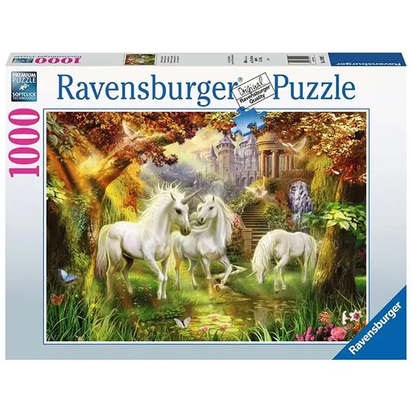 Ravensburger Puzzle Jednorozi u šumi, 1000 delova