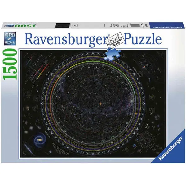 Ravensburger Puzzle Mapa univerzuma, 1500 delova