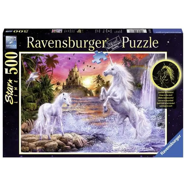 Ravensburger Puzzle Jednorog na reci, 500 delova