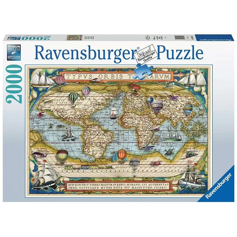 Ravensburger Puzzle Put oko sveta, 2000 delova