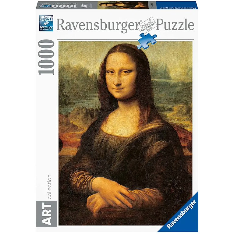 Ravensburger Puzzle Da Vinči "Mona Liza", 1000 delova