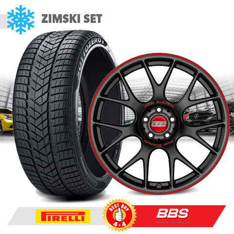 255/40 R20 SET Z PIRELLI + BBS CH-R NUR BLK RRP 5/112