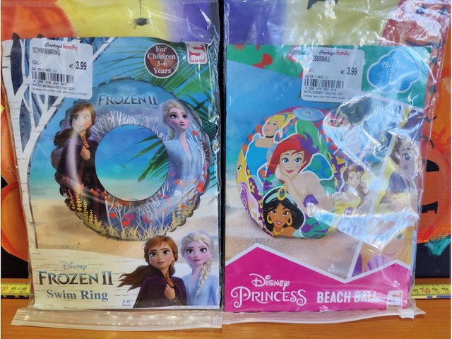 Frozen 2 šlauf i lopta za plažu Dizni princeze - novo