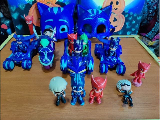 PJ Masks figure i vozila maske Catboy itd. Luna Girl ..