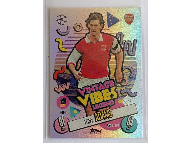 2024/25 Match Attax UCC Tony Adams Vintage Vibes