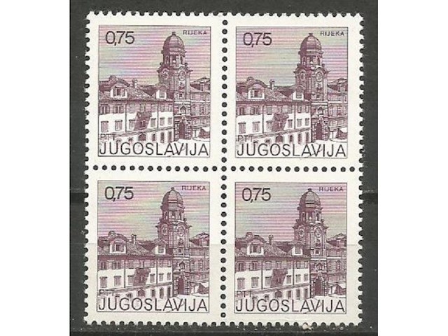 Turistički motivi 1976.,četverac,zup 13 1/4,čisto