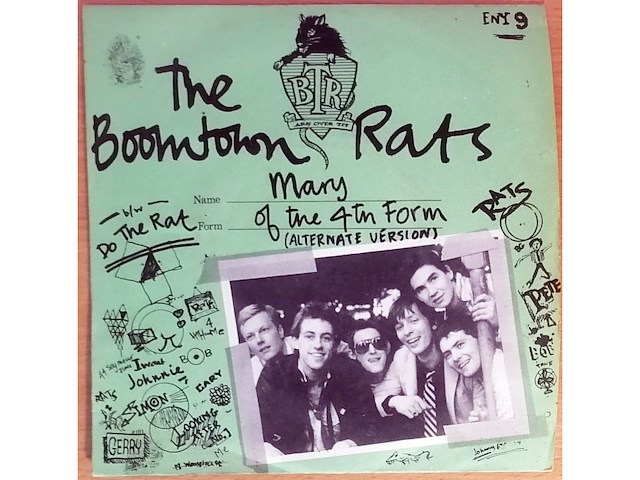 SP BOOMTOWN RATS - Mary Of The 4th Form (1977) UK, MINT