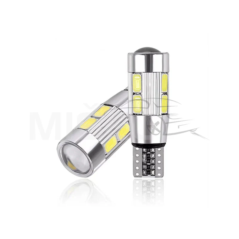 SIJALICE LED T10 5630 10SMD LENS CANBUS 12V 2KOM