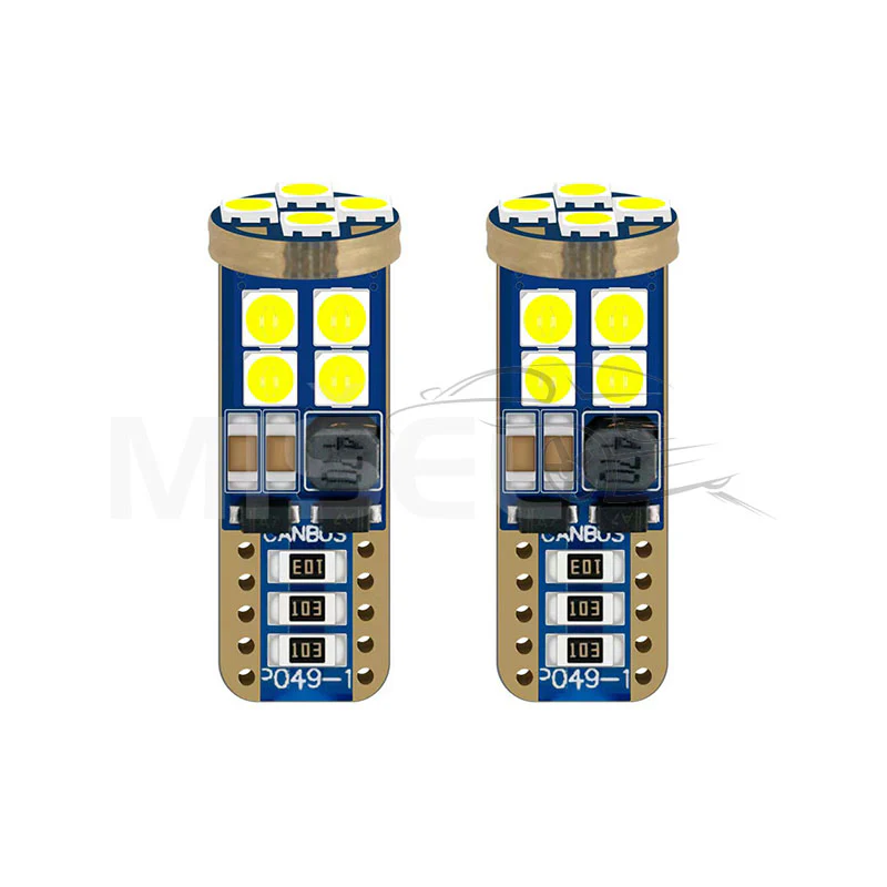 SIJALICE LED T10 3030 12SMD CANBUS 12/24V 2KOM