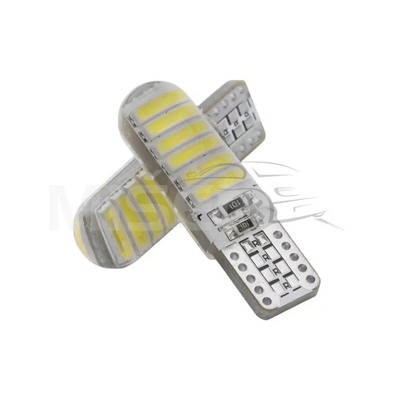 SIJALICE LED T10 7014 12SMD SILIKON 12V 2KOM