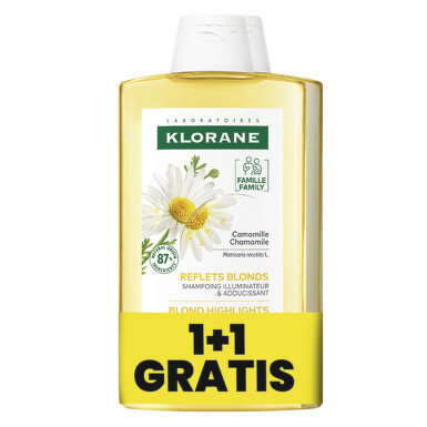 Klorane Šampon sa kamilicom, 400 ml 1+1 GRATIS