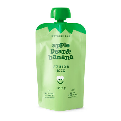 Nutrino Lab Junior Mix Jabuka Kruška Banana, 180 g