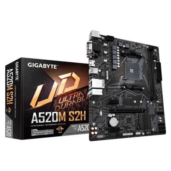 MB Gigabyte AMD AM4 A520M S2H