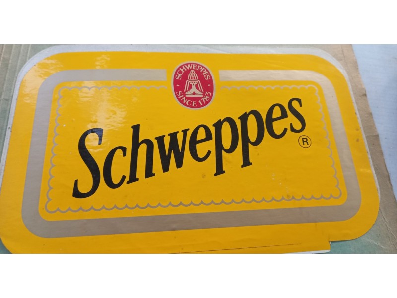 Schweppes nalepnica