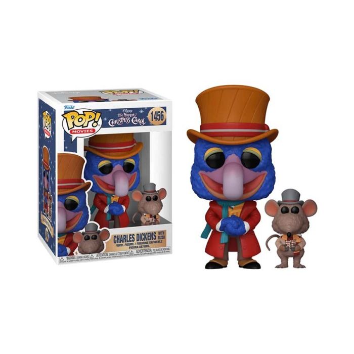 Figura Funko POP! Buddy Disney: The Muppets The Muppet Christmas Carol - Charles Dickens with Rizzo