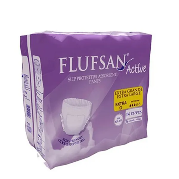 Flufsan pelene gaće XL