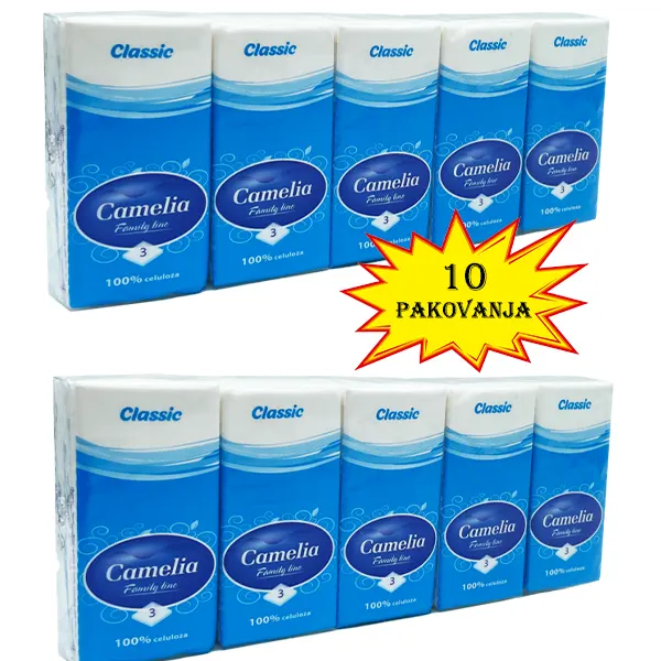 Papirne maramice Camelia (10 pack)