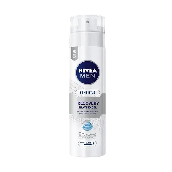 Gel za brijanje Nivea 200ml 0% alcohol