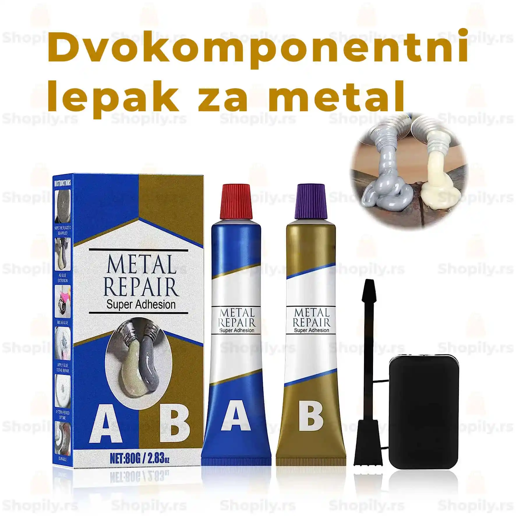 Dvokomponentni lepak za metal