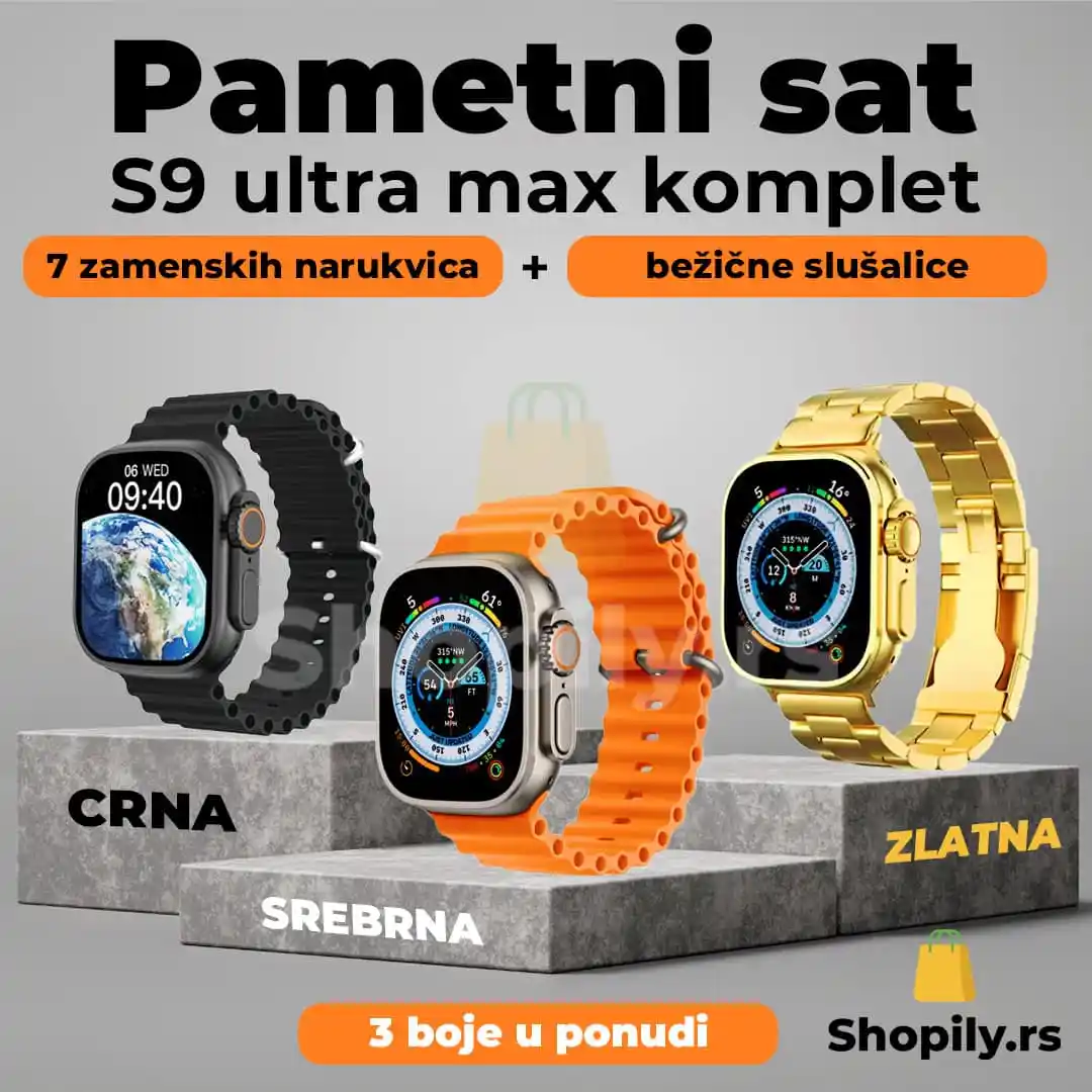 Pametni Sat S9 Ultra Max Komplet