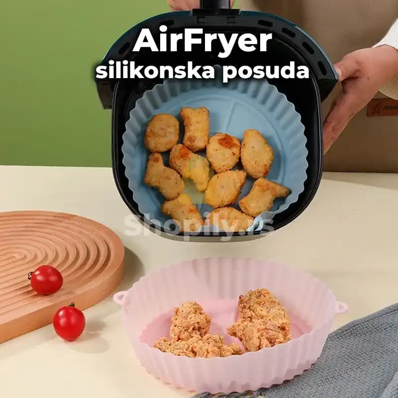 Silikonska posuda za Air fryer