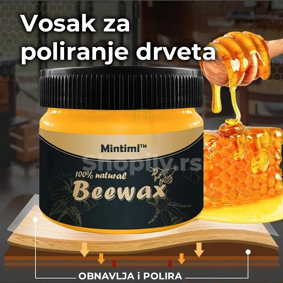 Vosak za poliranje drveta 2+1 GRATIS